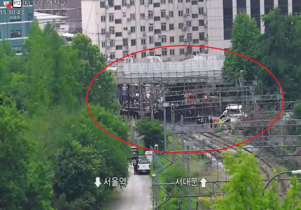 서소문고가 사고 사흘 만에 압수수색... 철거 작업도 재개